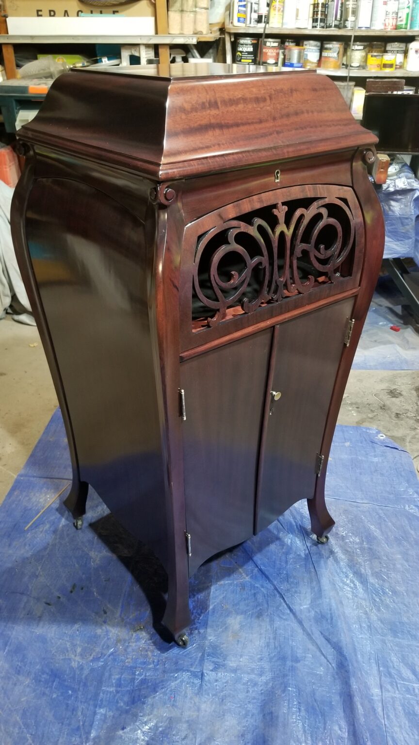 1918 Sonora Baby Grand Phonograph - Mahogany - New England Victrola LLC